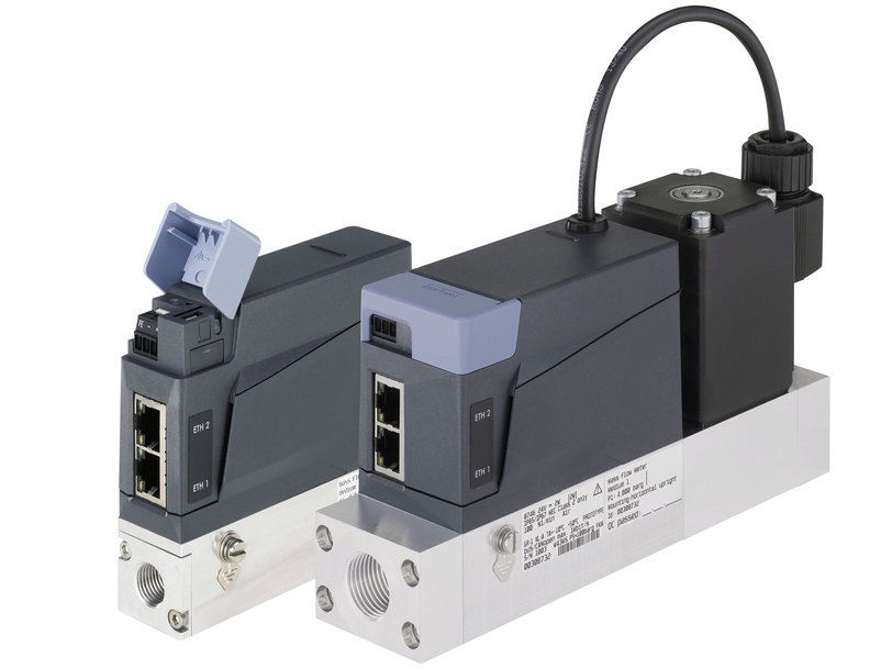 Mass flow controller conforms to USP Class VI, FDA and EG 1935 ...