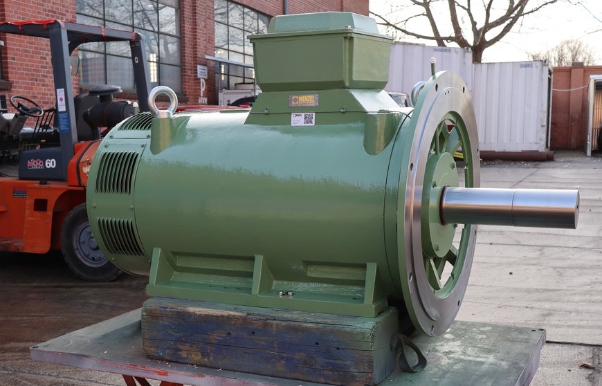Asynchronous generator with special shaft for Pelton wheel | Industry-Asia