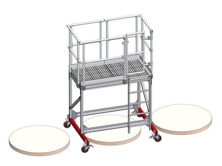 MOBILE WORKING PLATFORM BY EUROLINE - LIGHTWEIGHT, FLEXIBLE AND SAFE ...