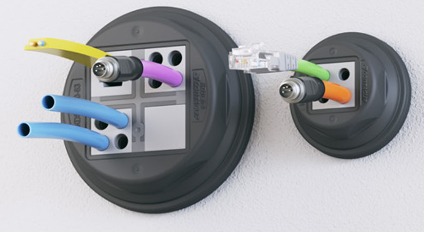 Tool-less round cable entries for cables with plugs | Industry-Asia