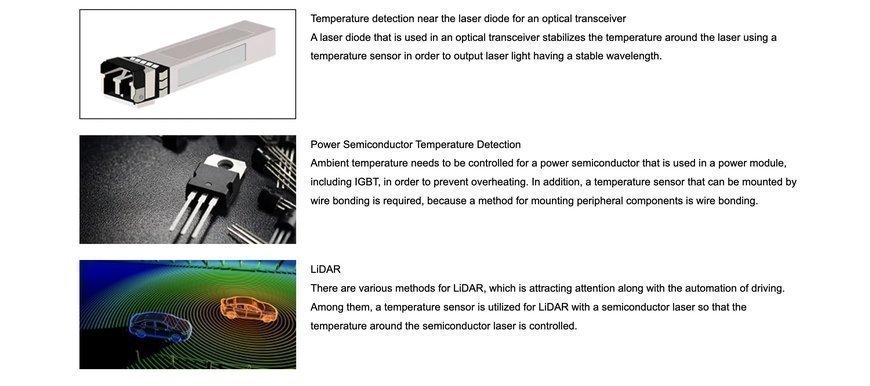TDK: Wire Bondable NTC temperature sensor | Industry-Asia