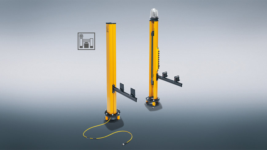 Infinitely adjustable muting arms for safety light curtains PSENopt II ...