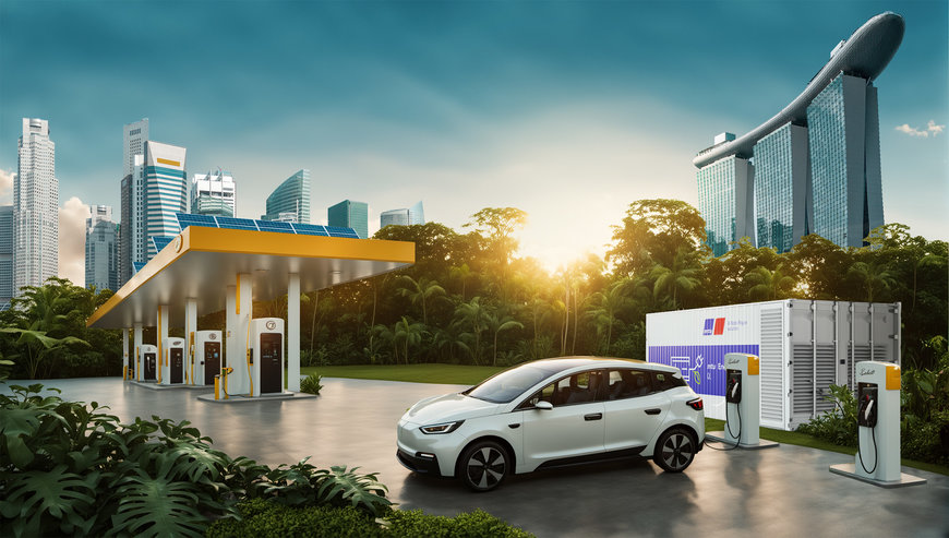 SUSTAINABLE EV CHARGING AT SHELL RECHARGE STATIONS IN SINGAPORE WITH ...
