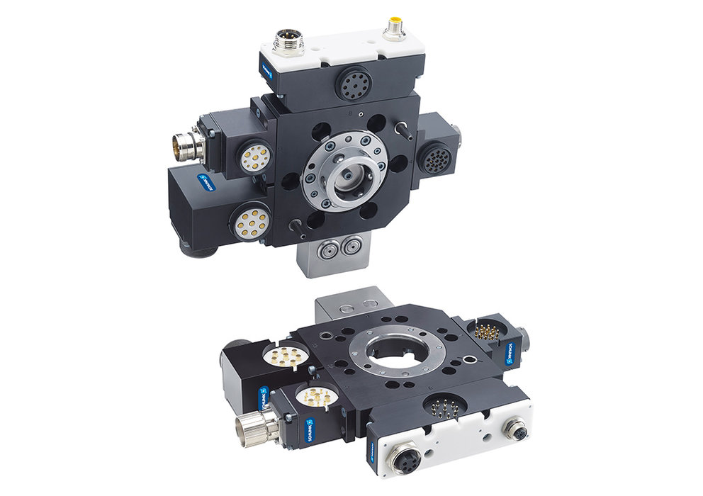 Versatile quick-change system for handling weights up to 50 kg ...